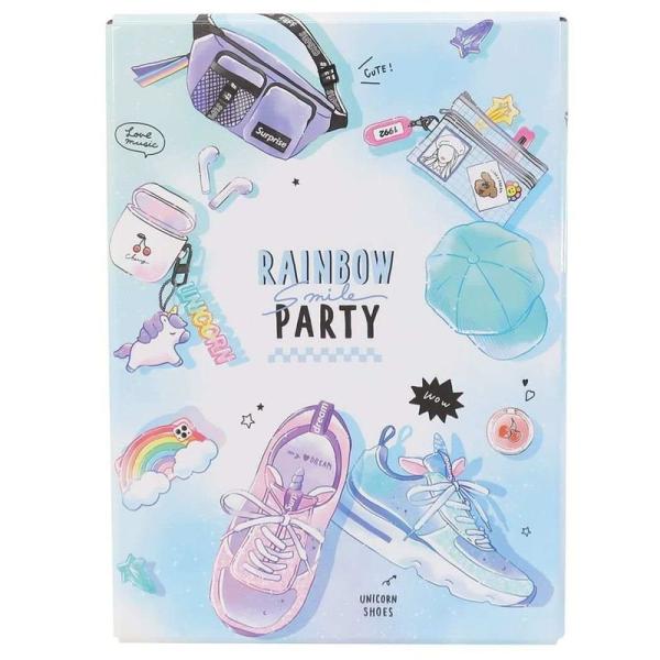 【商品名】　お道具箱小学校 用品RAINBOW SMILE/新入学 【商品説明】　・RAINBOW SMILEのお道具箱。学校や家での勉強道具などをしまえるよ♪ 【サイズ】　高さ : 6.50 cm　横幅 : 23.00 cm　奥行 : 2...