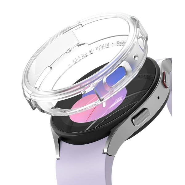 【商品名】　RingkeGalaxy Watch 5 40mm ケース 保護 カバー ソフト TPU スリム 超薄型 変色防止 ギャラクシーウォッチ3  【商品説明】　・Galaxy Watchのベゼルの傷を保護し、衝撃を吸収します。・※G...