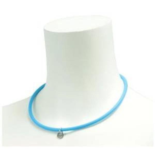 【商品名】　クリオ アルファリング ネックレス CHRIOring NECKLASE スカイブルー S 【商品説明】　・クリオ アルファリング ネックレス・サイズ:41cm・素材:シリコン、真鍮・高いモチベーションを胸に 可能性に挑戦するス...