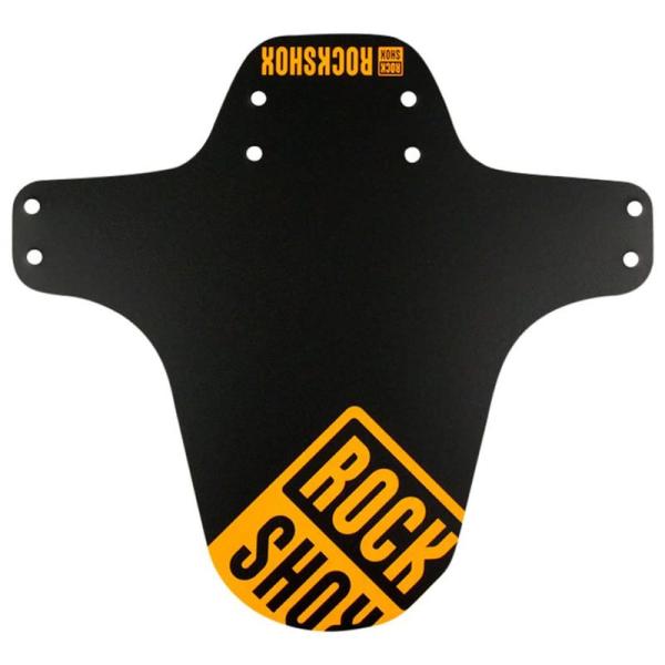 【商品名】　RockShox MTB フォークフェンダー ブラック ネオンオレンジプリント 【商品説明】　・RockShoxフォーク専用に設計。すべてのモデルに対応。・支柱やダストシールを岩やゴミから保護します。 【サイズ】　高さ : 1....