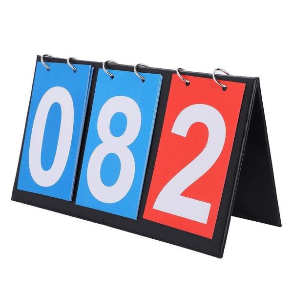 【商品名】　Alomejor スコアボード 得点板 2桁/3桁/4桁 読みやすい 携帯便利 サッカー バスケットボール 卓球 スポーツ用 (3桁) 【商品説明】　・●2桁/3桁/4桁選択する3つのタイプで、あなたのさまざまなニーズを満たすこ...