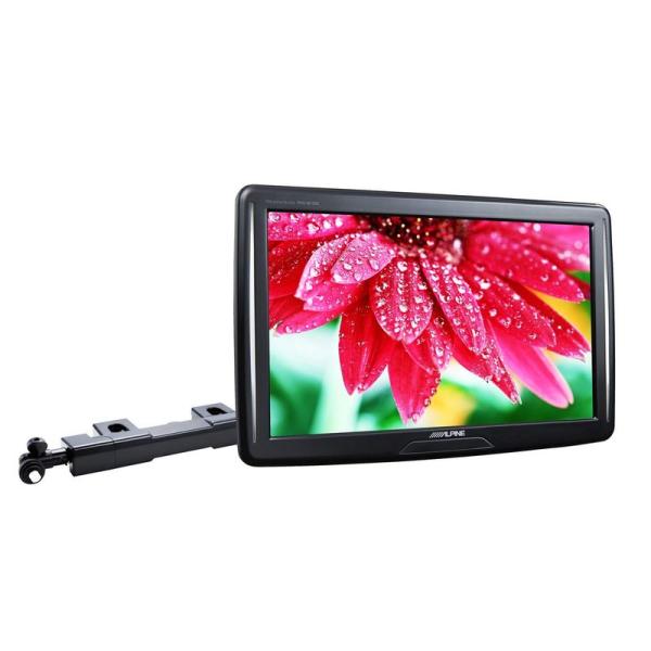 【商品名】　アルパイン(ALPINE) スリムリアビジョン 11型WVGA アーム取付け型 PKG-M1100 【商品説明】　・11型ワイド WVGA液晶・付属品: ヘッドレスト取付けアーム / 映像用RCAケーブル付属(1m)・解像度 :...