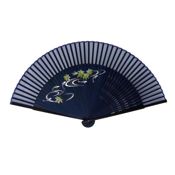 【商品名】　おしゃれ kimono いろは 扇子 ペンテックス シルク 高級 絹100％ (743：楓・鮎) 【商品説明】　 【サイズ】　高さ : 1.00 cm　横幅 : 4.00 cm　奥行 : 23.11 cm　重量 : 40.0 g...