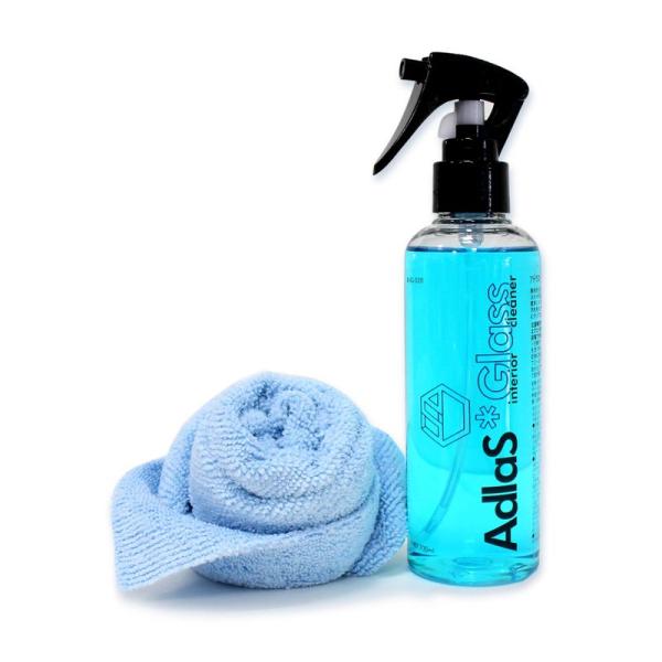 【商品名】　AdlaS アドラス インテリアガラスクリーナー 200ml マイクロファイバークロスUPPER付 B-IG-020 車内ガラス・メーターパ 【商品説明】　 【サイズ】　高さ : 5.80 cm　横幅 : 15.50 cm　奥行...