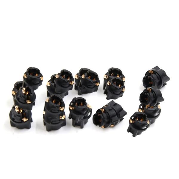 【商品名】　ACROPIX カーLEDインパネ クラスター電球 T5ソケット ユニバーサル ブラック 10個 【商品説明】　・10?? ???j?o?[?T?? ?v???X?`?b?NT5?￥?P?b?g・?@?￥ - ???T5?X?N...