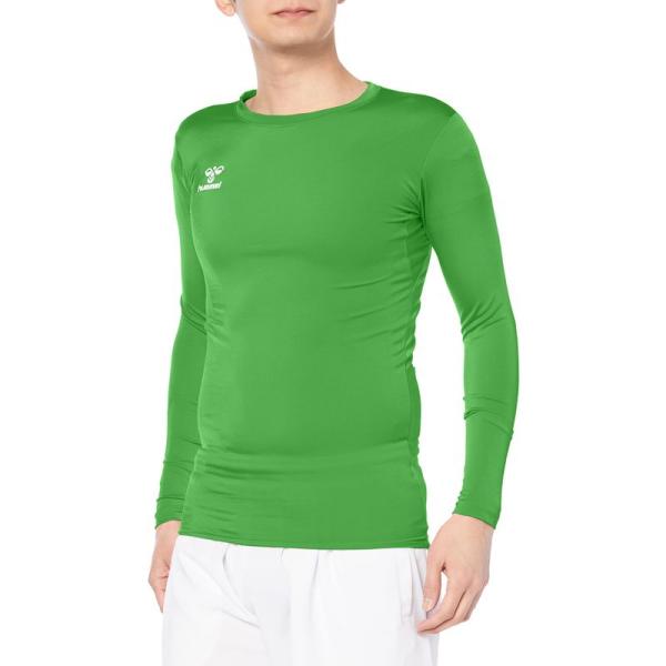 【商品名】　ヒュンメル インナー長袖シャツ フィットインナーシャツ グラス (53) M 【商品説明】　 【サイズ】　高さ : 4.90 cm　横幅 : 20.50 cm　奥行 : 28.90 cm　重量 : 170.0 g　※梱包時のサイ...