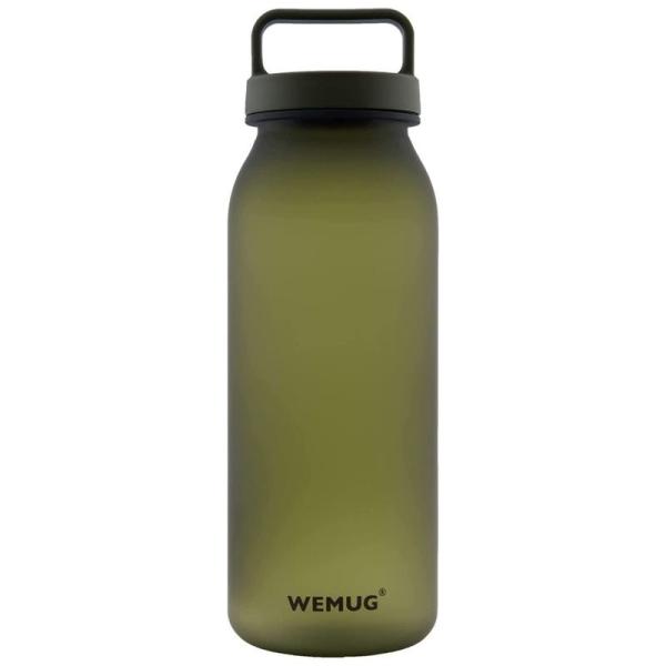 【商品名】　WEMUG ウォーターボトル 620ml 水筒 (超軽量・シリコンなしで高密閉) スポーツボトル Handled アーミーグリーン 【商品説明】　・Handled?V???[?Y??????103g! ?y?????v?A???...
