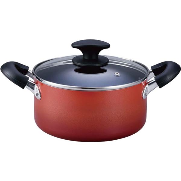 【商品名】　アルキューブ 両手鍋 20cm IH対応 ふっ素樹脂加工 IHマイティ II 【商品説明】　・?T?C?Y(??):??32.2?~???s20.4?~????12.3cm?A?[??10.1cm?A?????e??:3.1L・...