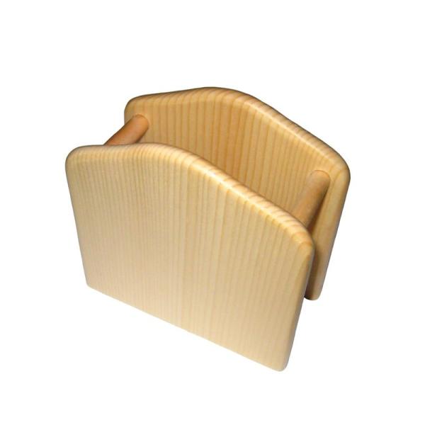 【商品名】　シンビ ナフキン立 白木製 D-8 【商品説明】　 【サイズ】　高さ : 6.60 cm　横幅 : 13.40 cm　奥行 : 16.50 cm　重量 : 160.0 g　※梱包時のサイズとなります。商品自体のサイズではございま...