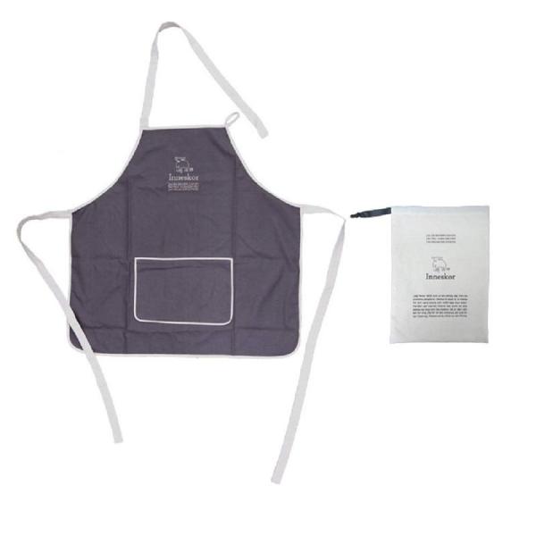 【商品名】　モズ スゥェーデン moz エプロン 巾着袋付 チャコール Free Size 【商品説明】　・moz sweden????l???f????g?p?????G?v?????o??@?????y???A?g???????????...