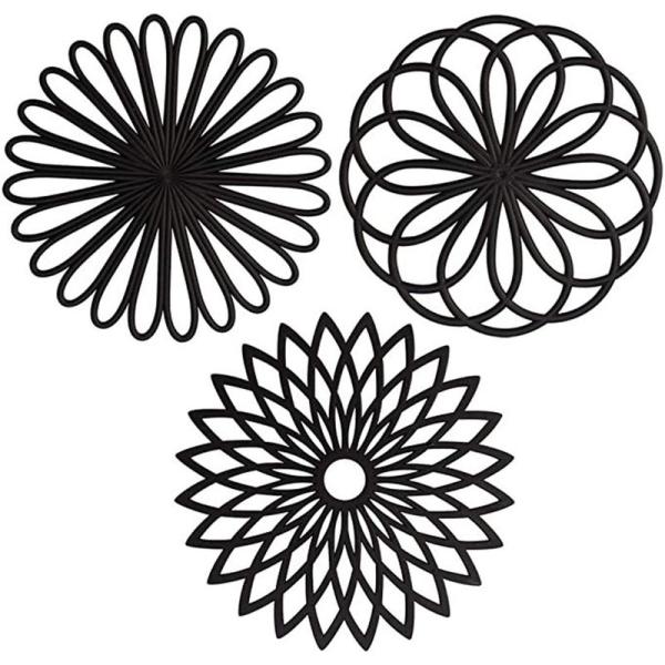 【商品名】　IYYI 鍋敷き 耐熱 マット シリコンマット キッチン用品 断熱 マット 絶縁パッド 鍋つかみ 防水 滑り止め 熱い鍋置き (?の幾何) 【商品説明】　・?y?H?p????f??z: 100???H?i?O???[?h??V...