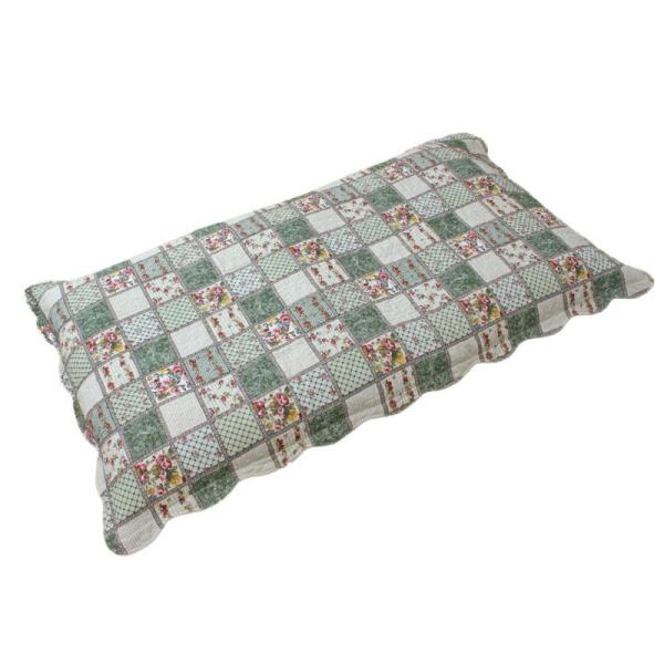 【商品名】　リヴェール 長座布団カバー 2枚セット 68x120cm 長座布団用 綿100% ウォッシュキルト 水洗い キルティング パッチワーク調 ( 【商品説明】　・?T?C?Y?F?????z?c?p 68?~120cm・?f??F?...