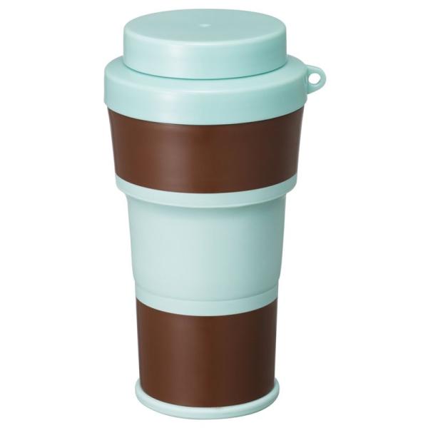 【商品名】　伊勢藤 日本製 折りたたみ 水筒 Cottle 450ml チョコミント I-531 【商品説明】　・?T?C?Y:??W9.35?~D8.5?~H16.45cm(?g?p??)?A??W9.35?~D8.5?~H8.15cm(...