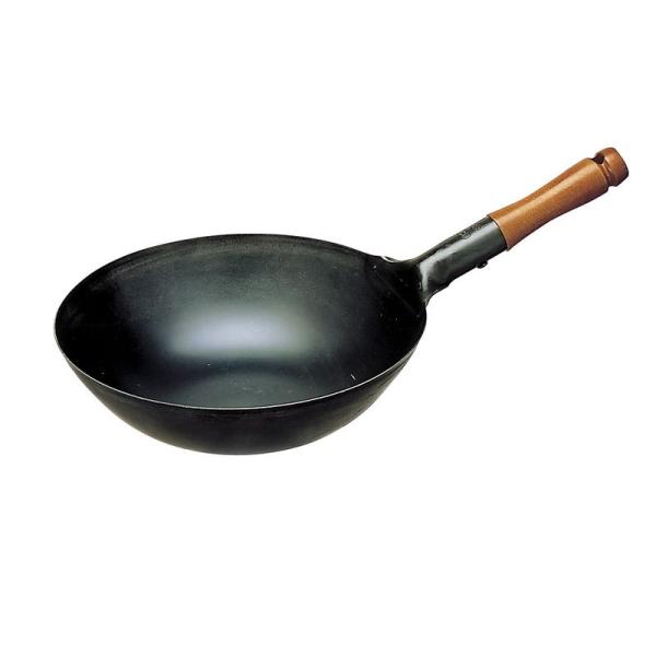 【商品名】　島本製作所 鉄製 木柄北京鍋 味一鉄 30cm KS06-Z3090 【商品説明】　・?T?C?Y:35.7?~53.5?~22.7cm・?f??E???:?S?E?h?K???b?J?[?h??(???)・?{??d??:10...