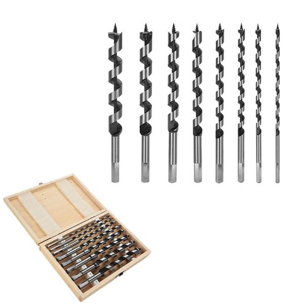 【商品名】　8pcs 木工用ドリルビット ウッドオーガードリルビットセット、230mm 9インチ長ビットセット木材用ドリルビット、6/8/10/12/1 【商品説明】　・?L?x??T?C?Y?F????Z?b?g?????a6mm????...