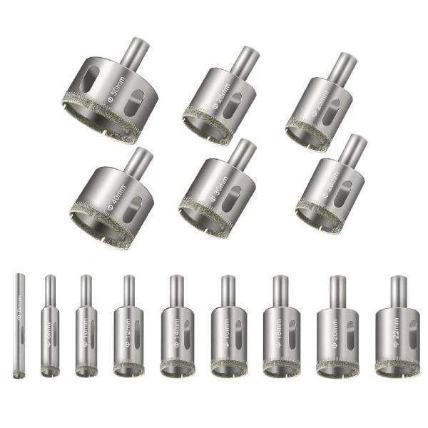 【商品名】　ダイヤモンドホールソー タイル コアドリル 大理石 陶器 ガラス 穴あけ 超硬 6mm 8mm 10mm 12mm 14mm 16mm 18 【商品説明】　・?y15?{?Z?b?g?_?C???????h?z?[???￥?[?...