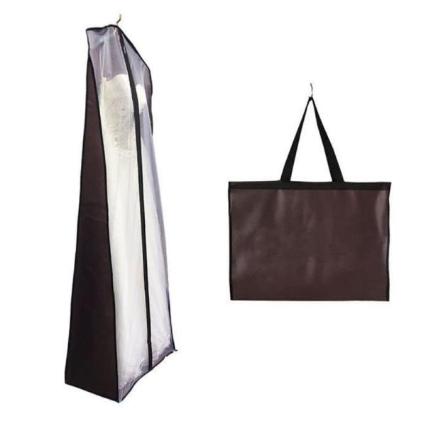 【商品名】　seimeinoki ドレスバッグ 三つ折り 160*60*30cm ドレスカバー 手提げと吊り下げ両用 不織布 ガーメントバッグ ロングド 【商品説明】　・?y????f??z?F????h???X?o?b?O??w????s...