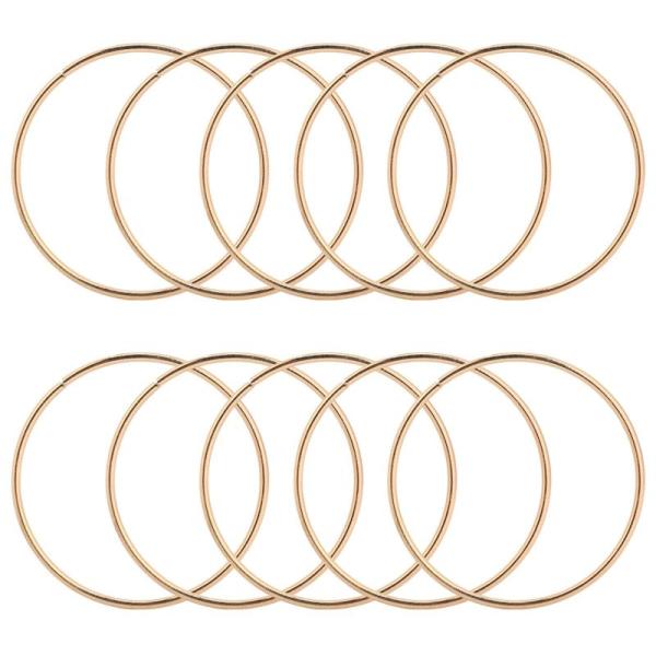 【商品名】　Dovhmoh 10個パック 3インチ ゴールド ドリームキャッチャー メタルリング フープ マクラメリング ドリームキャッチャーとクラフト 【商品説明】　・DIY??y?????????y??????????? - ?z?A?...