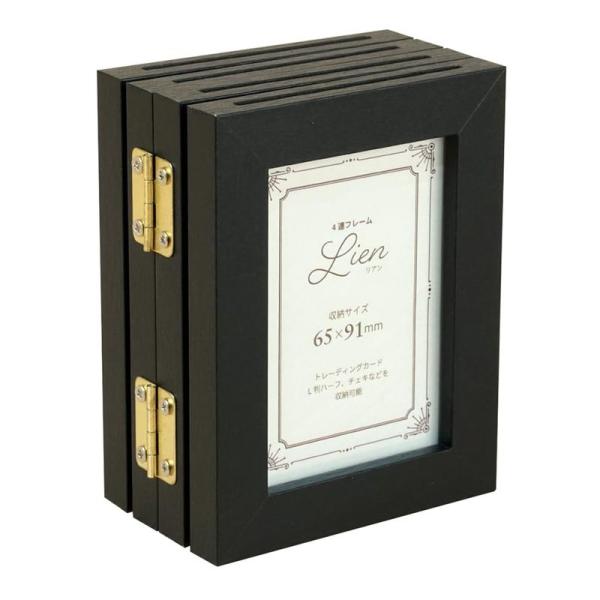 【商品名】　万丈 VANJOH 4連フレーム リアン L判ハーフ ブラック 106878 【商品説明】　・?O???F90?~113?~52mm?i????????j 360?~113?~12mm?i???J???????j・?p?b?P?...