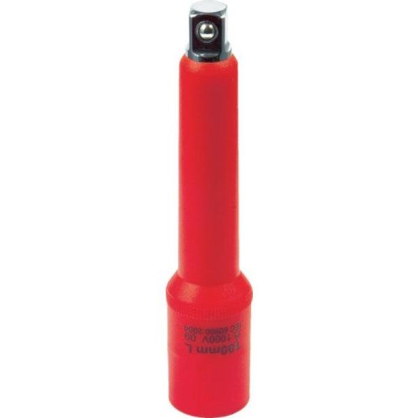 【商品名】　Tech-EV Insulated Ext Bar 絶縁工具 エクステンションバー 3/8 100mm OLC652100A 【商品説明】　・全長(mm):117・原産国:台湾・差込角(mm):9.5・質量(g):107 【サイ...