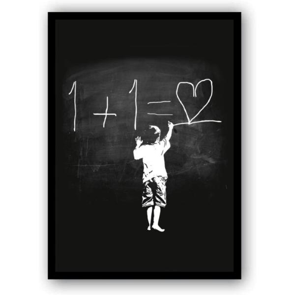 【商品名】　バンクシー 1+1 (A4サイズ（黒フレーム付）) 【商品説明】　・?z???T?C?Y?F238?o?~329?o?@?d??F??200?O?????@?z?????FPET?i?v???X?`?b?N?f??j?@?z??...