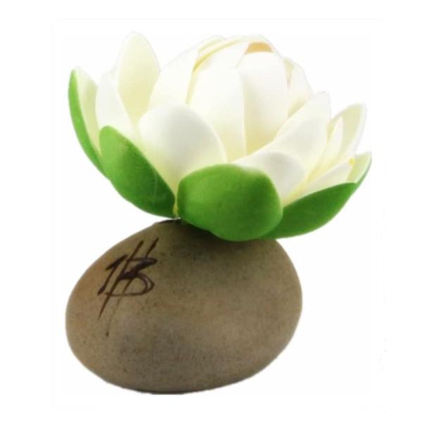 【商品名】　Ｑ’ｆｏｏ お供え 造花 仏壇用 小 花瓶付き 仏花 枯れない 供養 納骨堂 常花 蓮の花 1個 (ホワイト) 【商品説明】　・???f??F????A?G???@?????A????A?T?C?Y?F??????9 ?~ ??...