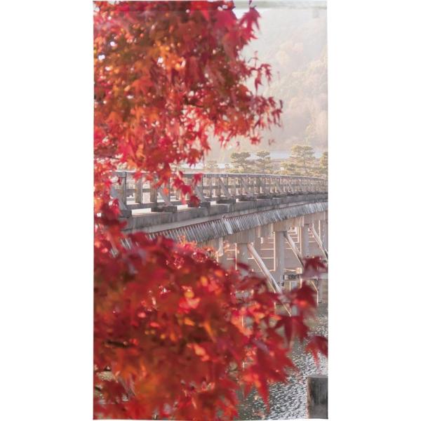 【商品名】　のれん工房 のれん 風景 景色 秋 もみじ 紅葉と渡月橋 タペストリー ポスター 背景幕 アート 幅85×丈150cm 21556 【商品説明】　・?y?T?C?Y?z(??)??85?~??150cm・?y?d?l?z????...