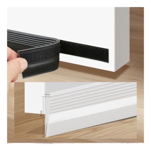 【商品名】　snugly 隙間テープ マジックテープ仕様 ドア下 隙間 ふさぎ ドア すきま風防止 冷暖房効率アップ 省エネ 気密 強力粘着 防音 防虫 【商品説明】　・????}?W?b?N?e?[?v?d?l????O?????R???...