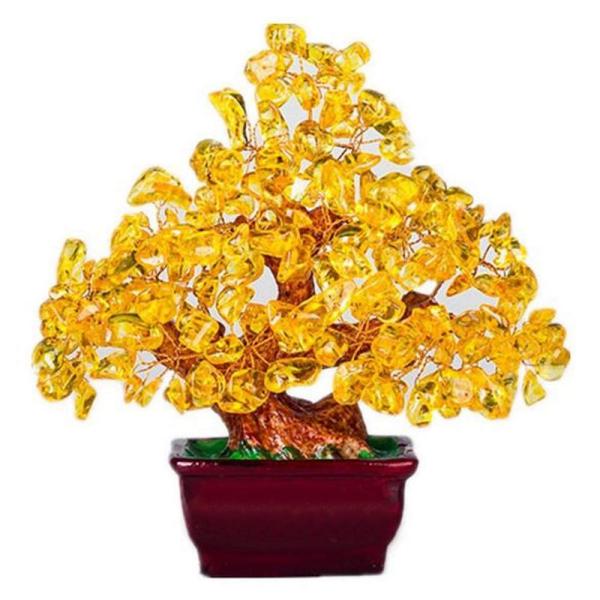 【商品名】　"WooJoo" 招財樹 金のなる木 シトリン 黄水晶，ローズクォーツ，アメジスト, 恋愛 金運 財産運 健康運 (黄水晶) 【商品説明】　・?V?g????2?`3???? ?i?V?g????????p???[??A???^...