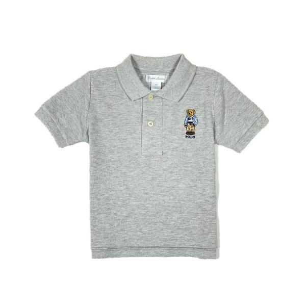 ラルフローレンのUS直営店にて買い付けした新品です(新品タグ付)。 ralph LaurenのシグネチャーのPoloベアが、アイコニックな印象をさらにアップするポロシャツ。 ■USベビーボーイズアイテム(0-24ヶ月) ■対象：ベビーボーイ...