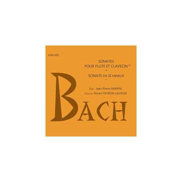 Jean-Sebastien BACH SONATES POUR FLUTE ET CLAVECIN (Tome II) Sonate en la majeur  1) Vivace  2) Largo e dolce  3) Allegr...
