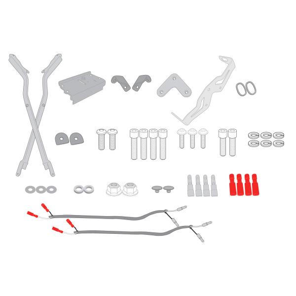 ホンダ CB1000R 18-モノキー/モノロックケース用リアキャリアE251 M5 M7 M8A M8B M9A M9B (別売）のモノキープレートでモノキーケース取り付モノロックケースに付属のベースプレートかM5M M6M (別売）使用...