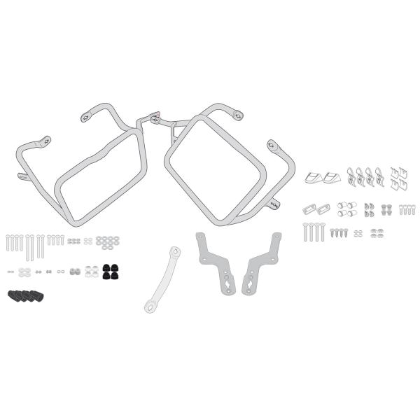 Triumph Tiger 900 用　GIVI社製のモノキーケースが装着できるチューブラパニアホルダー商品装着画像はイメージです