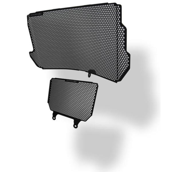 CNC切削加工の軽量アルミニウム製耐久性のある黒の紛体塗装仕上げ取り付けパーツ付属六角形のホールパターンは、ラジエターの正面に密接し衝撃から守ります。既存のシャーシコンポーネントに変更を加える必要はありません。ラジエターを効率的に冷却するた...