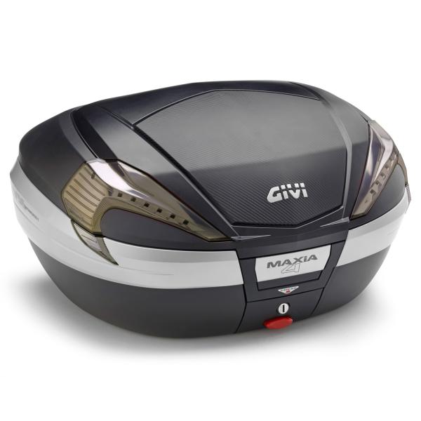 GIVI V56 MAXIA4 ブラック トップケース スモークドリフレクター最大容量は56リットル　奥行×幅×高さ:330x480x600（mm）要　Monokey プレート（別売）