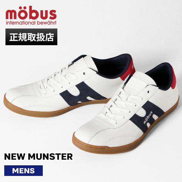 モーブス mobus スニーカー メンズ ニューミュンスター NEW MUNSTER ホワイト WHITE/NAVY/DK.RED 靴 2025SS M-2101T-1080 14 | ブランド [正規取扱店]【キーワード】[爆買] モーブ...