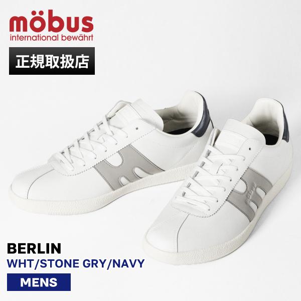 モーブス mobus スニーカー メンズ ベルリン BERLIN ホワイト WHT/STONE GRY/NAVY 靴 2025SS M-2503T-1025 02 | ブランド [正規取扱店]【キーワード】[爆買] モーブス mobus シ...