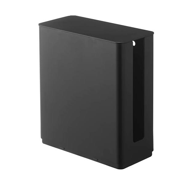 サイズ:約W9.7×D20.2×H22.2cm（蓋含む）品質表示:本体・蓋・テレビ裏用取付けバー:ABS樹脂収納部内寸:約W8.8×D19×H20.5cm耐熱:蓋・本体・付属バー:90℃　耐冷:蓋・本体・付属バー:-40℃付属品:テレビ裏用...