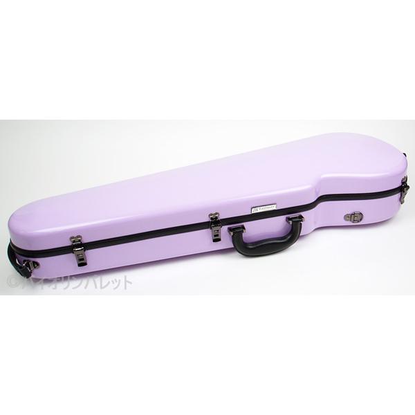 グラスファイバーバイオリンケースEastman（イーストマン）のStandard（スタンダード）です。光沢感のあるスタイリッシュな仕上がりが魅力です。内装色はブラック、蓋側のあご当て部押さえクッションによりバイオリンを優しく保持します。ヘッ...