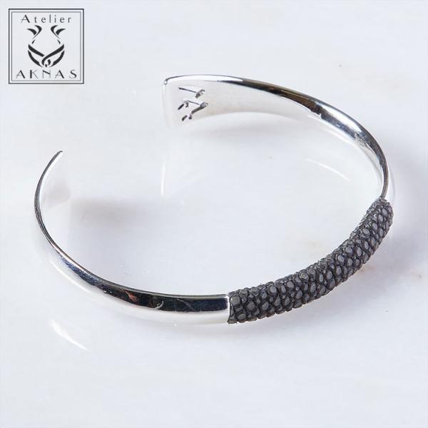 ガルーシャとシルバーのコンビブレスレット