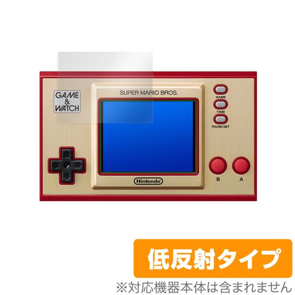 ポイント利用ニンテンドー「ゲーム＆ウオッチ スーパーマリオブラザーズ」に対応した映り込みを抑える液晶保護シート！低反射タイプ OverLay Plus(オーバーレイ プラス)！液晶画面の汚れやキズ付き、ホコリからしっかり保護します。指紋がつ...