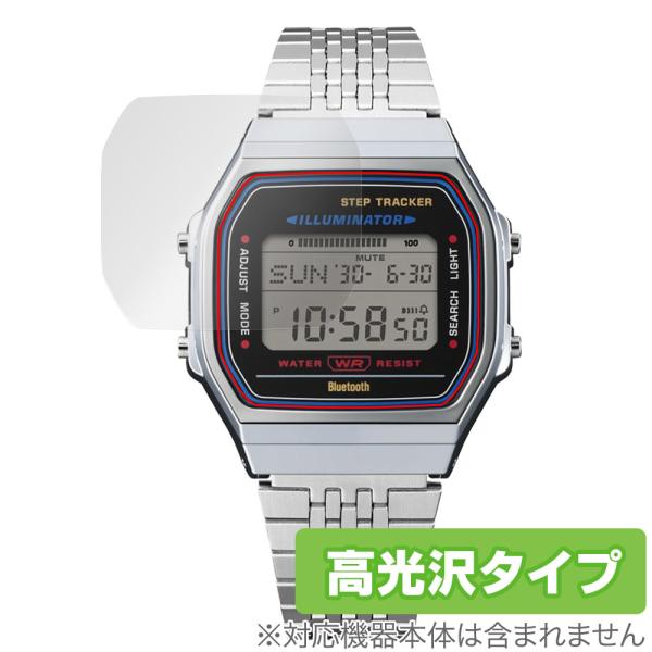 カシオ「CASIO Collection STANDARD ABL-100WE / ABL-100WEG」に対応した透明感が美しい液晶保護シート！高光沢タイプ OverLay Brilliant(オーバーレイ ブリリアント)！液晶画面の汚れ...