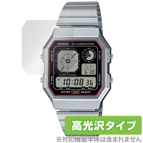 カシオ「CASIO CLASSIC CASIO A130WE シリーズ」に対応した透明感が美しい液晶保護シート！高光沢タイプ OverLay Brilliant(オーバーレイ ブリリアント)！液晶画面の汚れやキズ付き、ホコリからしっかり保護...
