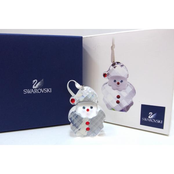 SWAROVSKI スワロフスキー【商品名】クリスタル オーナメント スノーマン サンタクロース Christmas Piece Retired 665028【カラー】クリア【サイズ】長さ ・3.5ｃｍ*幅 ・2.5ｃｍ【素材】スワロフスキ...
