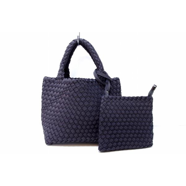 【商品名】編み込み　手作り織　トートバッグ　ポーチ付き GeRRiT 【カラー】チャコールグレー【国内定価】16,684円【商品説明】市場価格：16,684円www.amazon.co.jp/dp/B0D1R6D98Wメイン口：マグネット開...