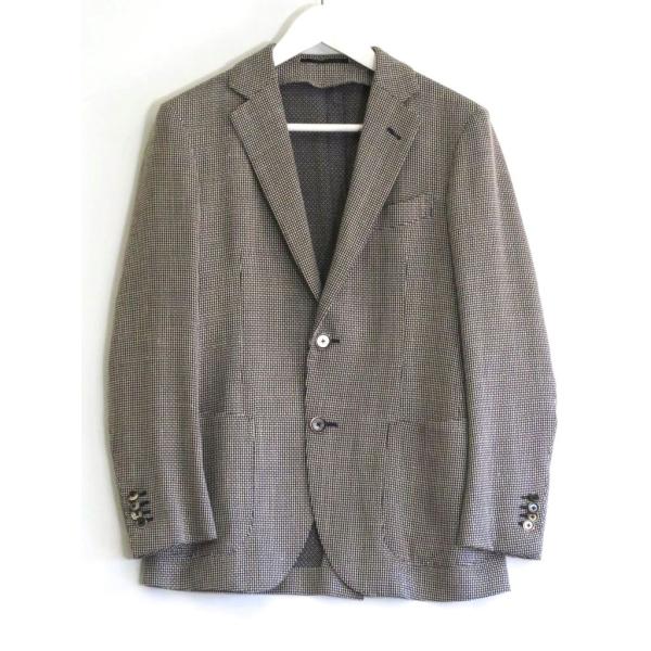 TOMORROWLAND トゥモローランド【商品名】シルク・リネン混　テーラードジャケット Loro Piana PILGRIM 【カラー】白/紺【商品説明】落札参考）同様モデル・色違いPILGRIM　ロロピアーナ LINEN TWEED生...