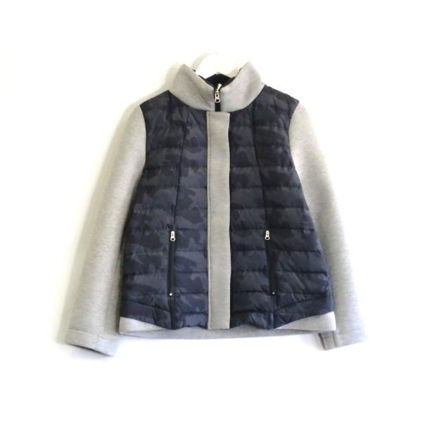 【商品名】Burette Club　ビューレクラブ 　ダンボールニット×迷彩ダウン　ジップアップジャケット 141463【カラー】ネイビー/杢グレー【商品説明】「Burette club（ビューレクラブ）」は、アクティブに動ける素材とデザイ...