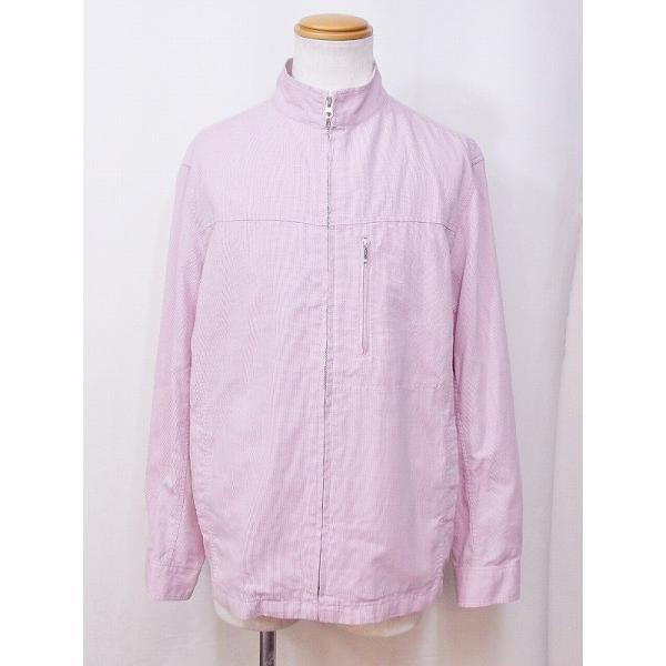 【商品名】element of SIMPLE LIFE 長袖ブルゾン　薄手 【カラー】ピンク【サイズ】サイズ表記 ： LL・ 肩幅(平置)45 ・ 身幅58 ・ 袖丈59.5 ・ 着丈71.5【備考】ポケット3つ【素材】表記タグなし【季節の...