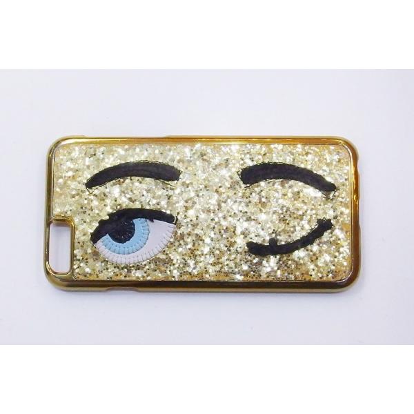 【商品名】CHIARA FERRAGNI（キアラフェラーニ）iPhone7/6sケース 【カラー】ゴールド【サイズ】外寸 W 70*D 10*H 140【コンディションレベル】C・（難有品） [全体］全体的に使用感の大きい商品です。機能的に...