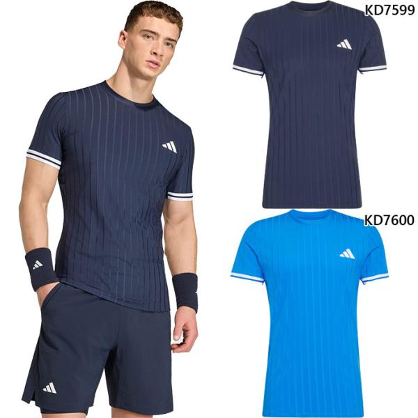 XS S M L XL 2XL KD7599(レジェンドインク) KD7600(グローリーブルー) 大きいサイズ メンズテニスウェア おしゃれ オシャレ かっこいい  メンズ半袖シャツ メンズトップス 男性用 MEN adidas 最安値に挑戦！
